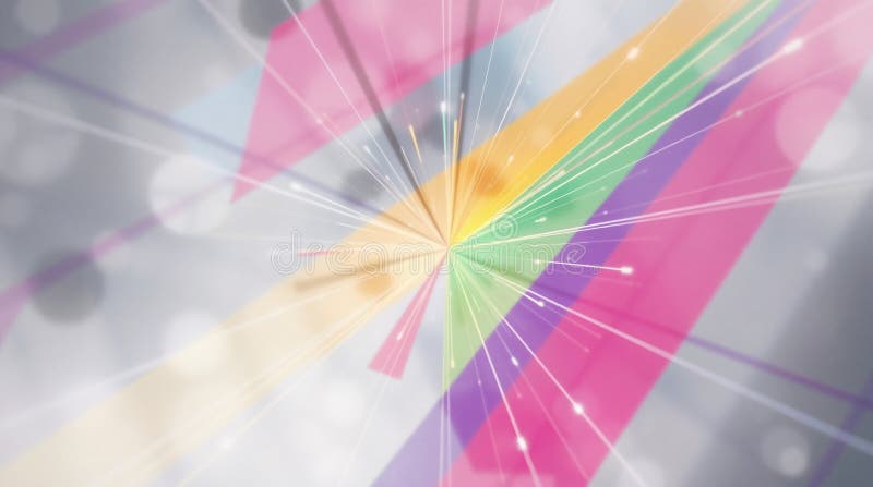 Colorful Abstract Light Burst Background with Rainbow Spectrum Rays and ...