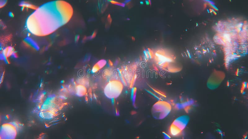 Colorful Abstract Light Overlay Texture on Dark Background for Creative ...