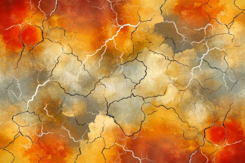 A Colorful Abstract Lightning Pattern Features Vibrant Energy and ...