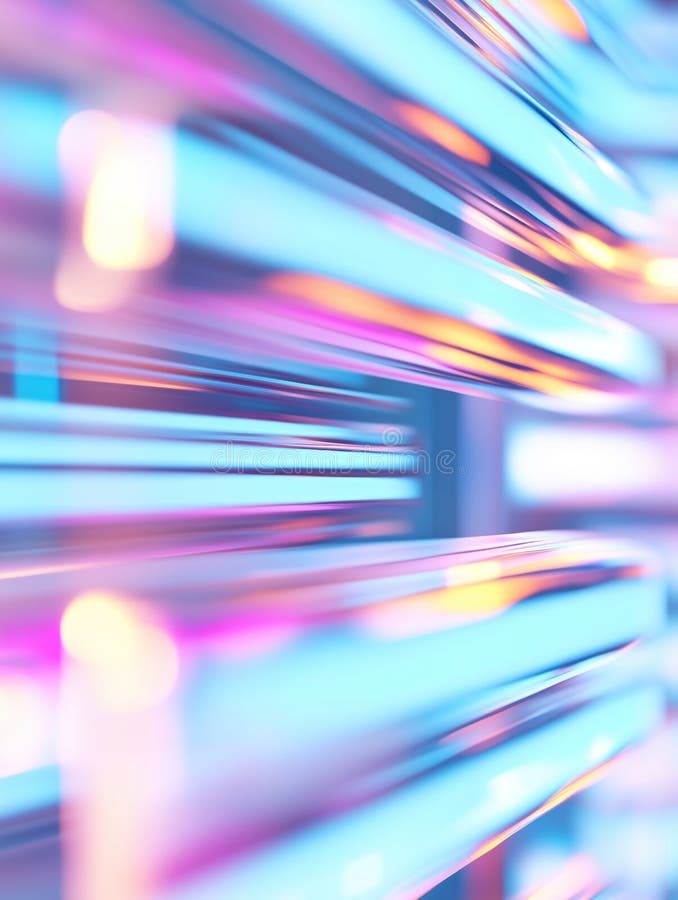 Colorful Abstract Lights Create a Dynamic Visual Effect in a Vibrant ...