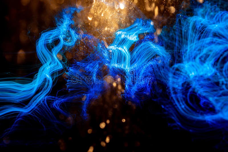 Colorful Abstract Lights Pattern with Glitter Effect. Abstract ...