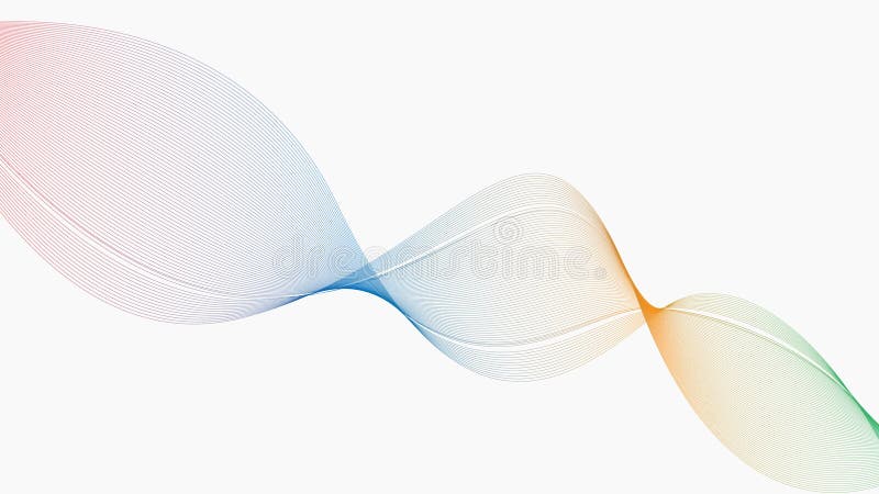 Colorful Abstract Line Background Design Stock Illustration ...