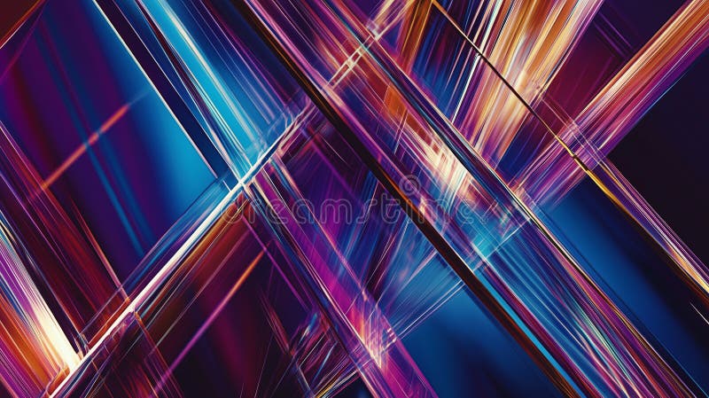 Colorful Abstract Lines Create Dynamic Visual Energy in a Vibrant ...