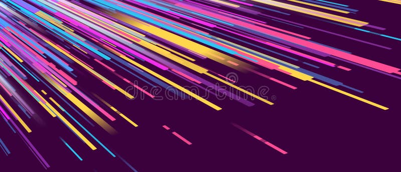 Colorful Abstract Lines Edge Stock Illustration - Illustration of ...