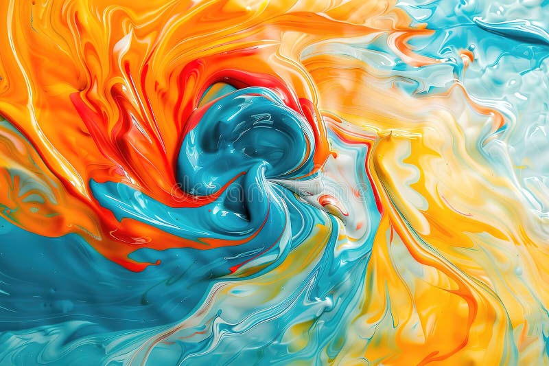 Colorful Abstract Liquid Flow Background for Creative Designs Stock ...