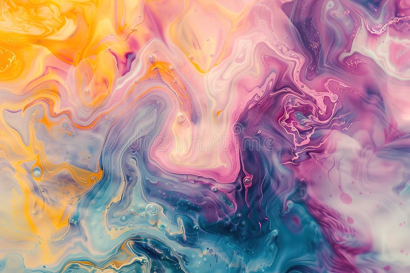 Colorful Abstract Liquid Flow Background for Creative Designs Stock ...