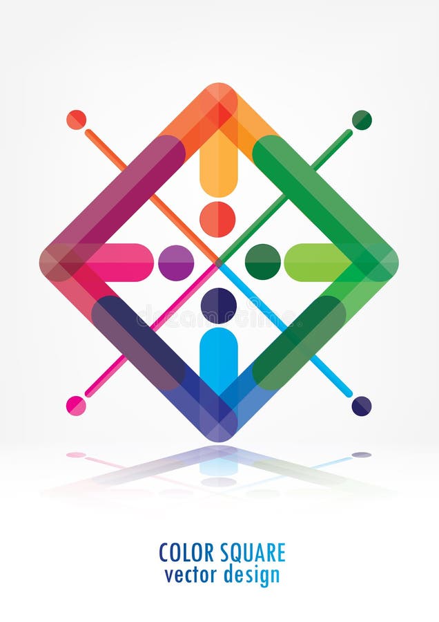 Colorful Abstract Logo Background Stock Vector - Illustration of modern ...