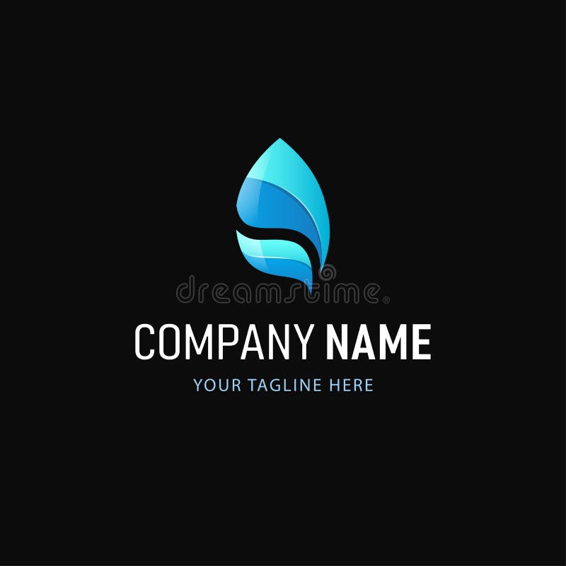 Colorful Abstract Logo Design. Gradient Style Company Logo Stock Vector ...