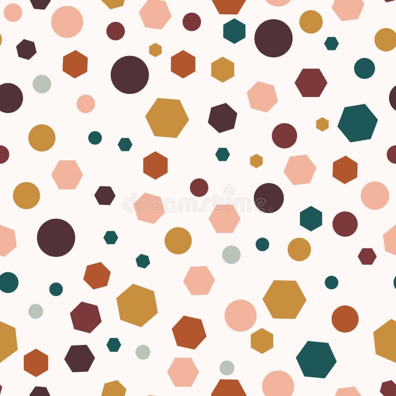 Colorful Abstract Messy Seamless Pattern with Geometric Shapes. Circles ... Colorful Abstract Messy Seamless Pattern with Geometric Shapes. Circles ...