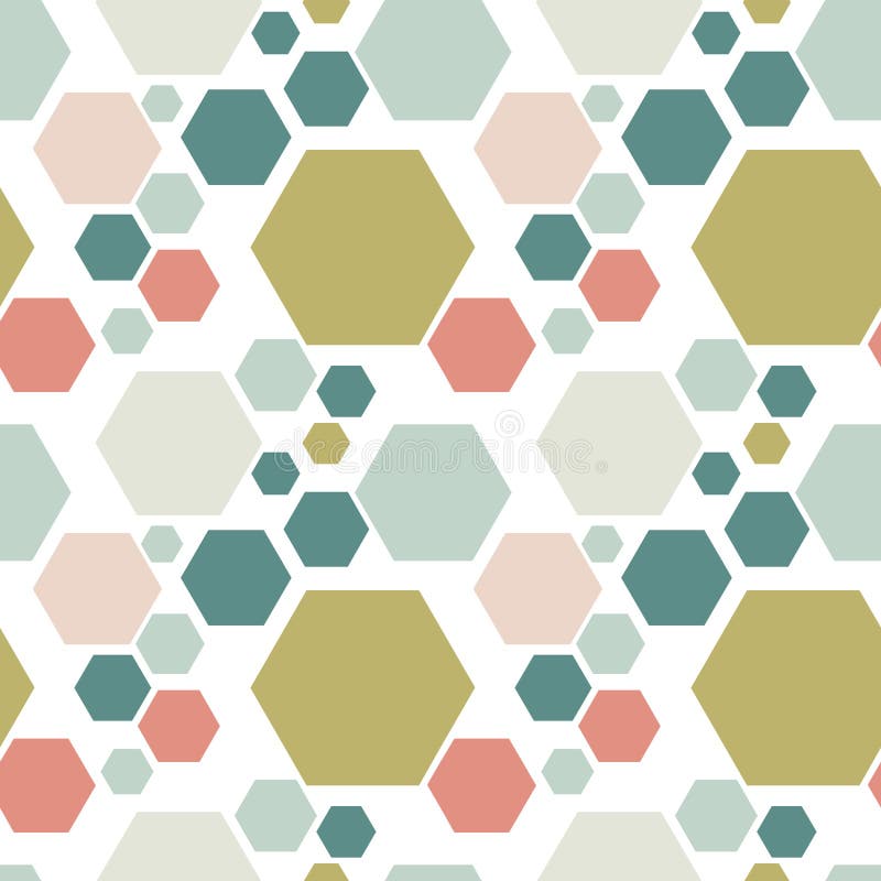 Colorful Abstract Messy Seamless Pattern with Hexagon, Geometric Shapes ... Colorful Abstract Messy Seamless Pattern with Hexagon, Geometric Shapes ...