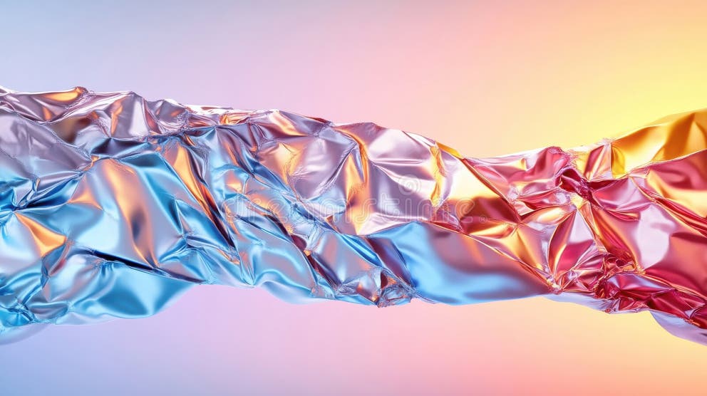 Colorful Abstract Metallic Texture with Light Gradient Background Stock ...