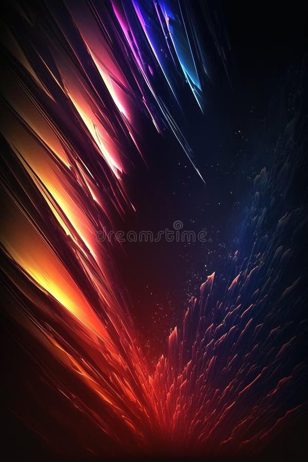 Colorful Abstract Illustration of Two People Confrontation. Debate ...