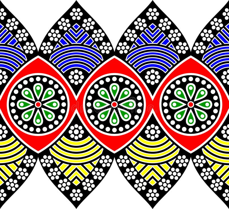 Colorful Abstract Mosaic Dot Border Design Stock Vector - Illustration ...