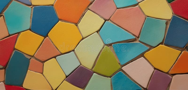 Colorful Abstract Mosaic Tile Background Stock Photo - Image of vibrant ...