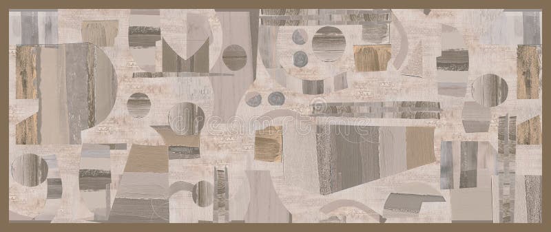 Colorful Abstract Motif Design with Digital Background Stock ...