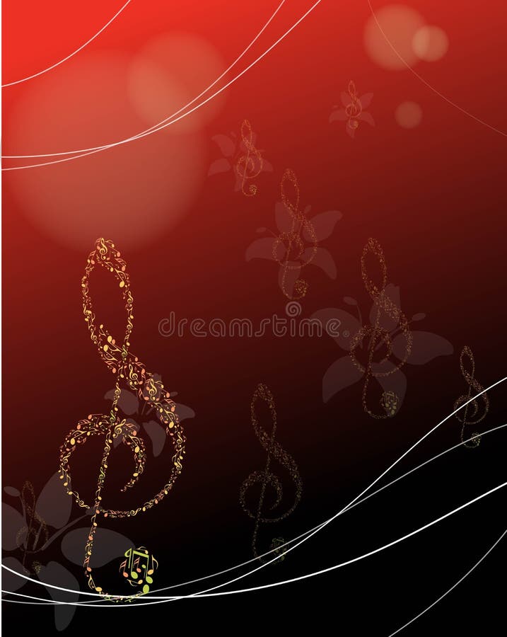 Colorful Abstract Music Background Stock Vector - Illustration of music ...