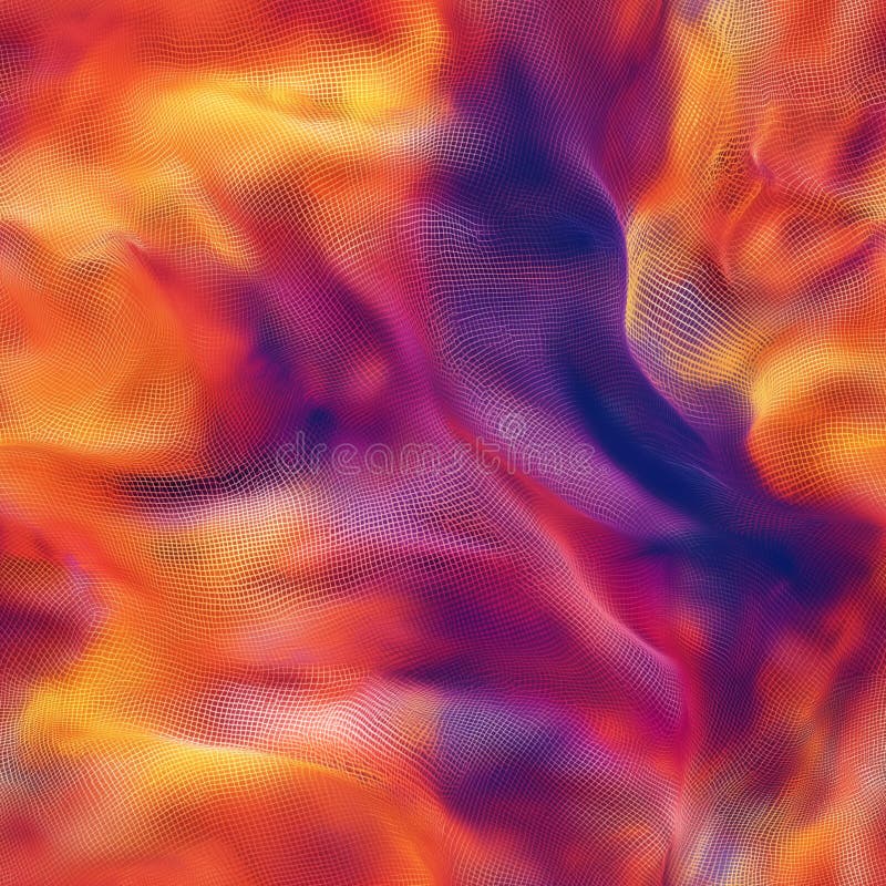 Colorful Abstract Netting with Soft Motion Stock Illustration ...