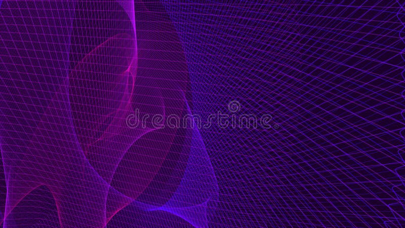 Colorful Abstract Network Wave Background. Stock Illustration ...