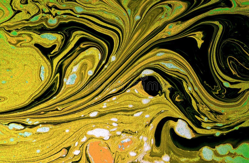 Colorful Abstract Paint Mixing. Stock Image - Image of colours ...