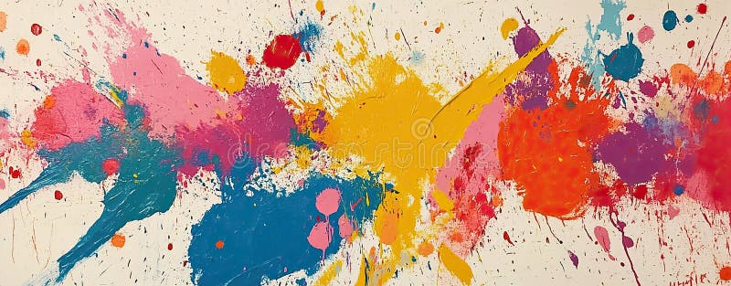 Colorful Abstract Paint Splash Design for Creative Backgrounds and ...