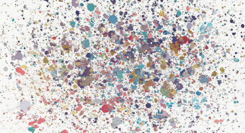 Colorful Abstract Paint Splatter Background Pattern on Light Surface ...