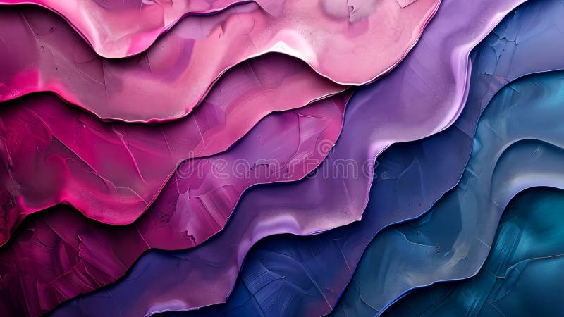 Colorful Abstract Paint Texture with Layered Brush Strokes Stock Video ...
