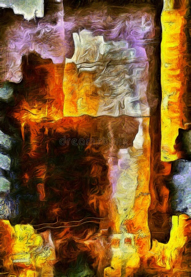 Colorful Abstract Painting stock photo. Image of creative - 107307862