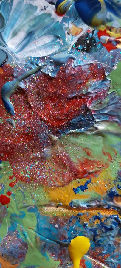 Colorful Abstract Paintings Texture Bacgrounds Stock Image - Image of ...