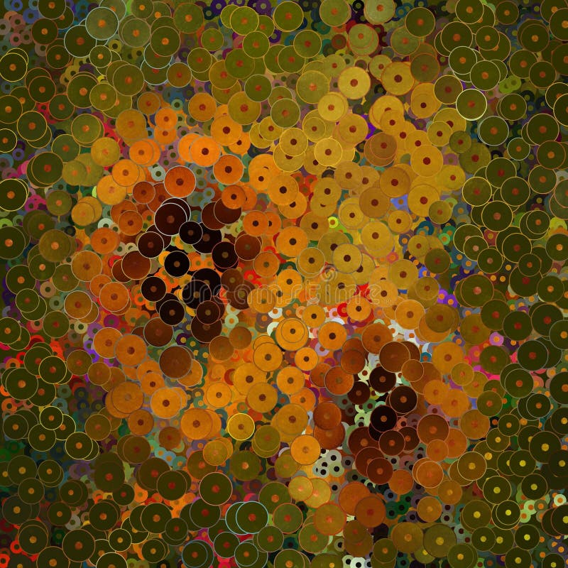 Colorful Abstract Pattern, from Circles Different Sizes Stock ...