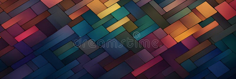 Abstract Digital Artwork Featuring Complex Arrangement Colorful ...