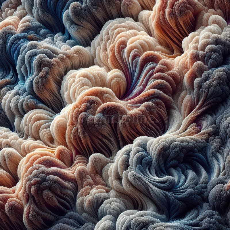 Colorful Abstract Pattern with Flowing Curves and Textures in a Modern ...