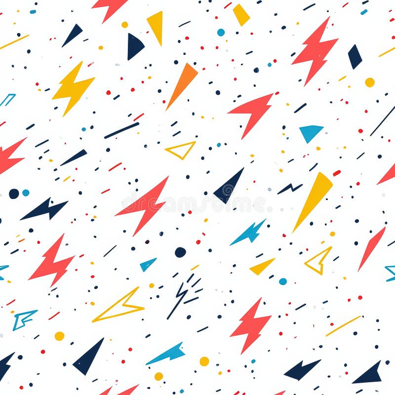 Colorful Abstract Pattern with Geometric Shapes and Dynamic Elements ...