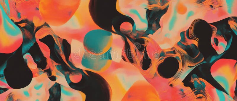 Colorful Abstract Patterns Create a Visual Rhythm and Harmony in ...