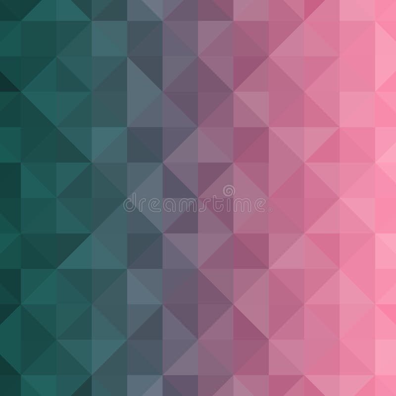 Colorful Abstract Pixel Background. Triangular Pixelation Stock ...