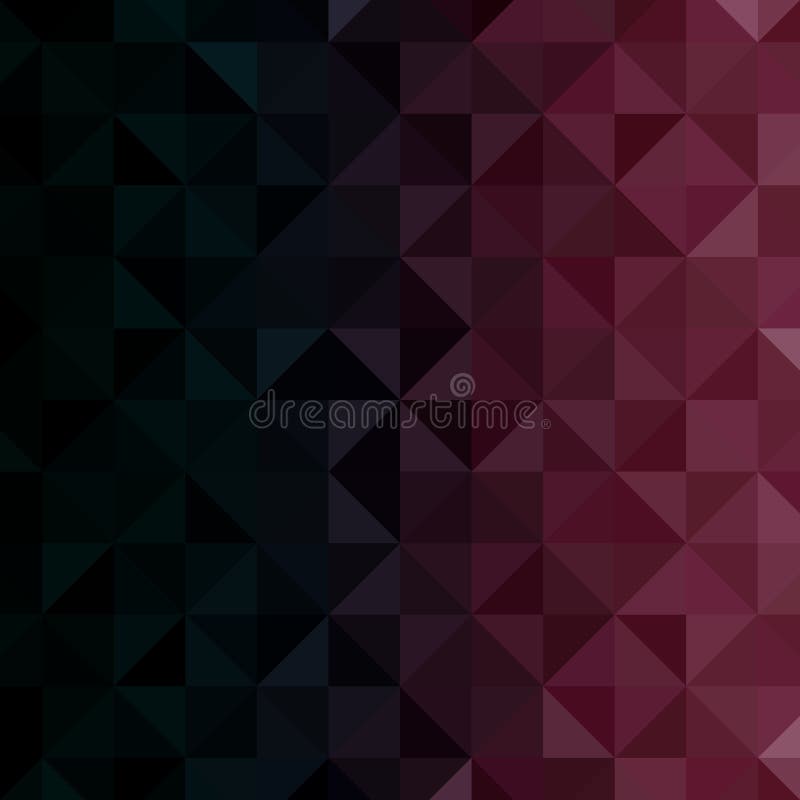 Colorful Abstract Pixel Background. Triangular Pixelation Stock ...