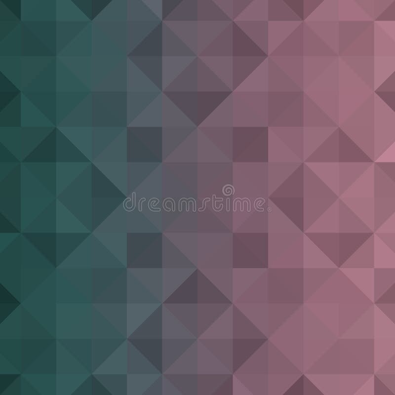 Colorful Abstract Pixel Background. Triangular Pixelation Stock ...