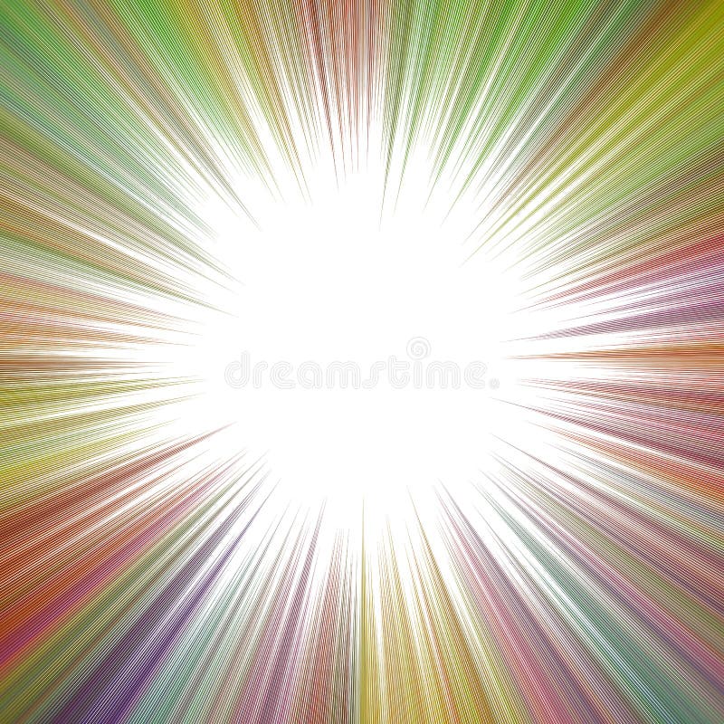 Colorful Abstract Psychedelic Ray Burst Background Design Stock Vector ...