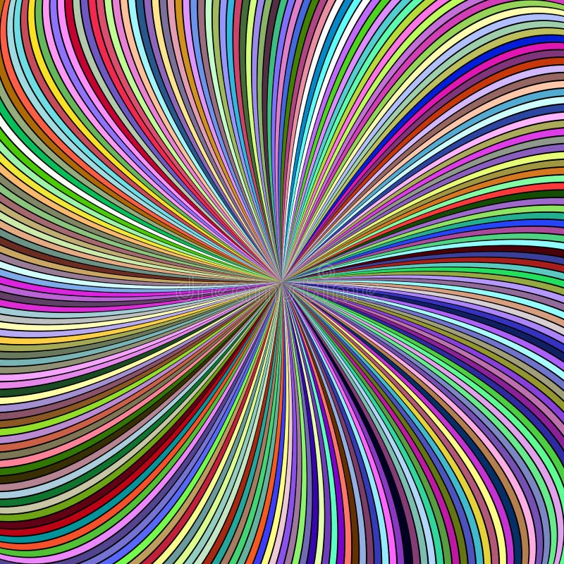 Colorful Abstract Psychedelic Striped Vortex Background Design from ...