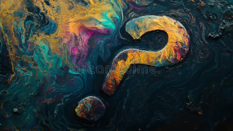 Colorful Abstract Question Mark Fluid Art Style Stock Photos - Free ...