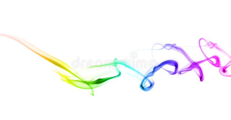 Colorful Abstract Rainbow-colored Smoke. Stock Photo - Image of fire ...