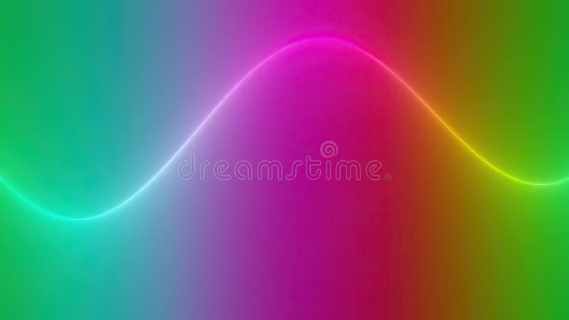Colorful Abstract Rainbow Spectrum Line Stock Illustration ...