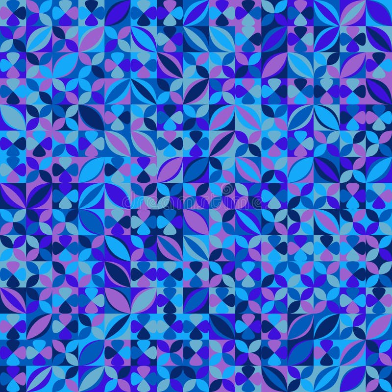 Colorful Abstract Random Curved Shape Pattern Background Design Stock ...