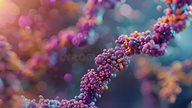 A Colorful Abstract Rendering Representing the Essential Role of RNA ...
