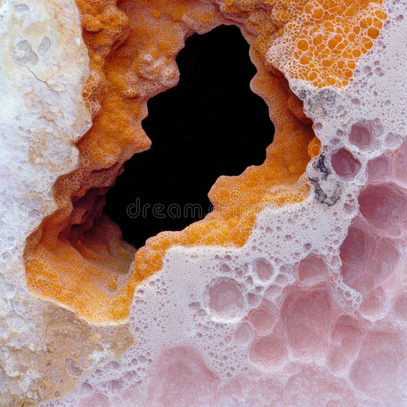 Colorful Abstract Rock Formation Stock Illustration - Illustration of ...