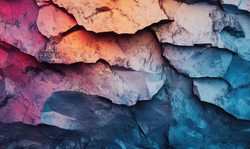 Colorful Abstract Rock Texture with Gradient Lighting and Layered ...