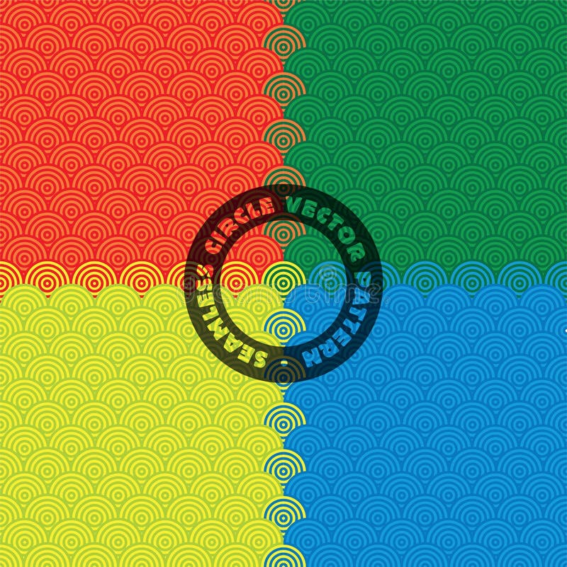 Colorful Abstract Seamless Pattern Stock Vector - Illustration of ...