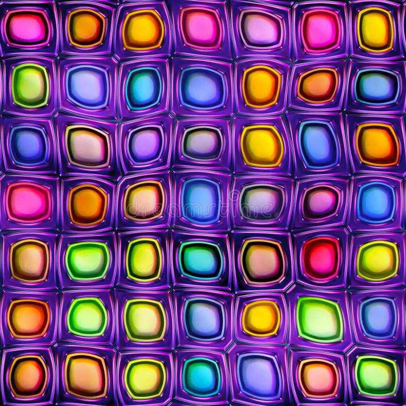 Colorful Abstract Seamless Texture Stock Illustration - Illustration of ...