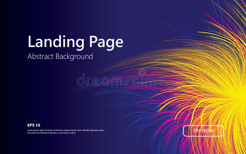 Colorful Abstract Shape Composition Background. Star Shape Concept ...