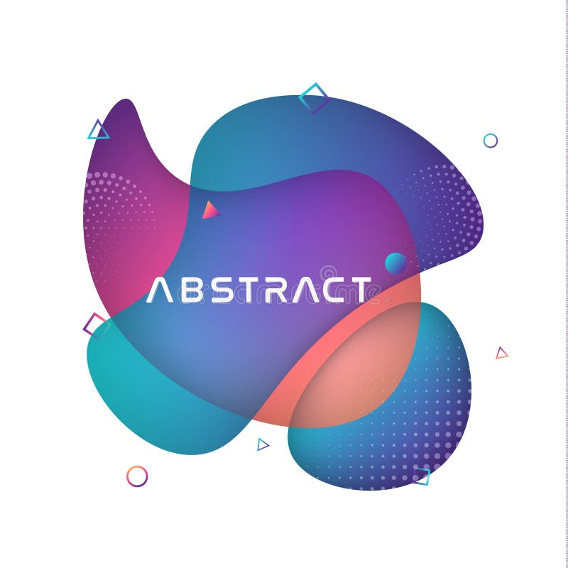 Colorful Abstract Shape Design Background Templates Stock Illustration ...