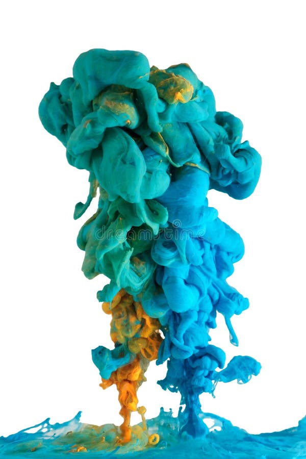 The Colorful Abstract Shape Splashing Stock Photo - Image of water ...